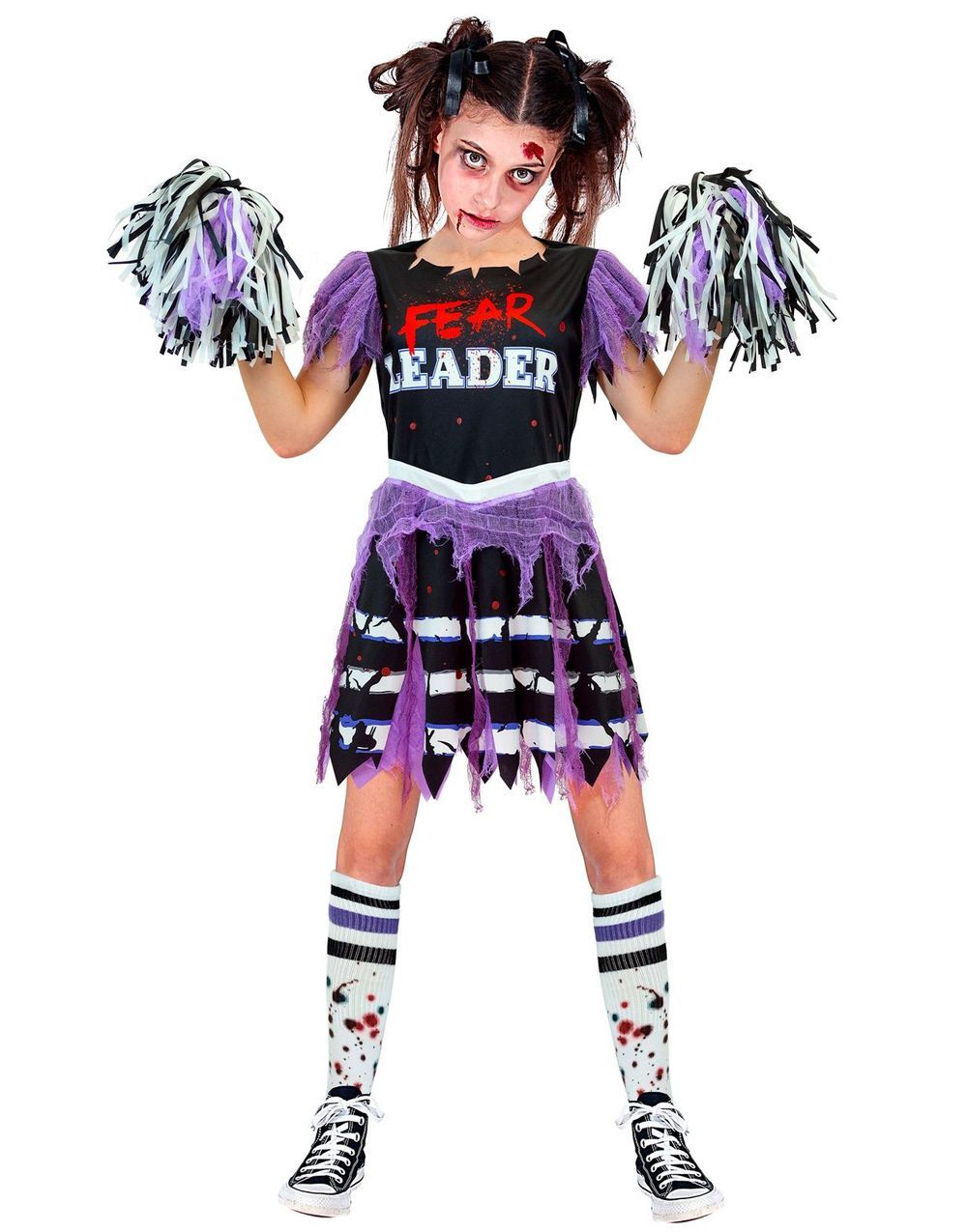 Fear Leader - Zombie Cheerleader Kostumekjole til Børn - Se alle vores ...