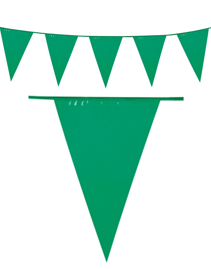 10 Meter Banner med Grønne Vimpel Flag - Vimpler & Flag Guirlander ...