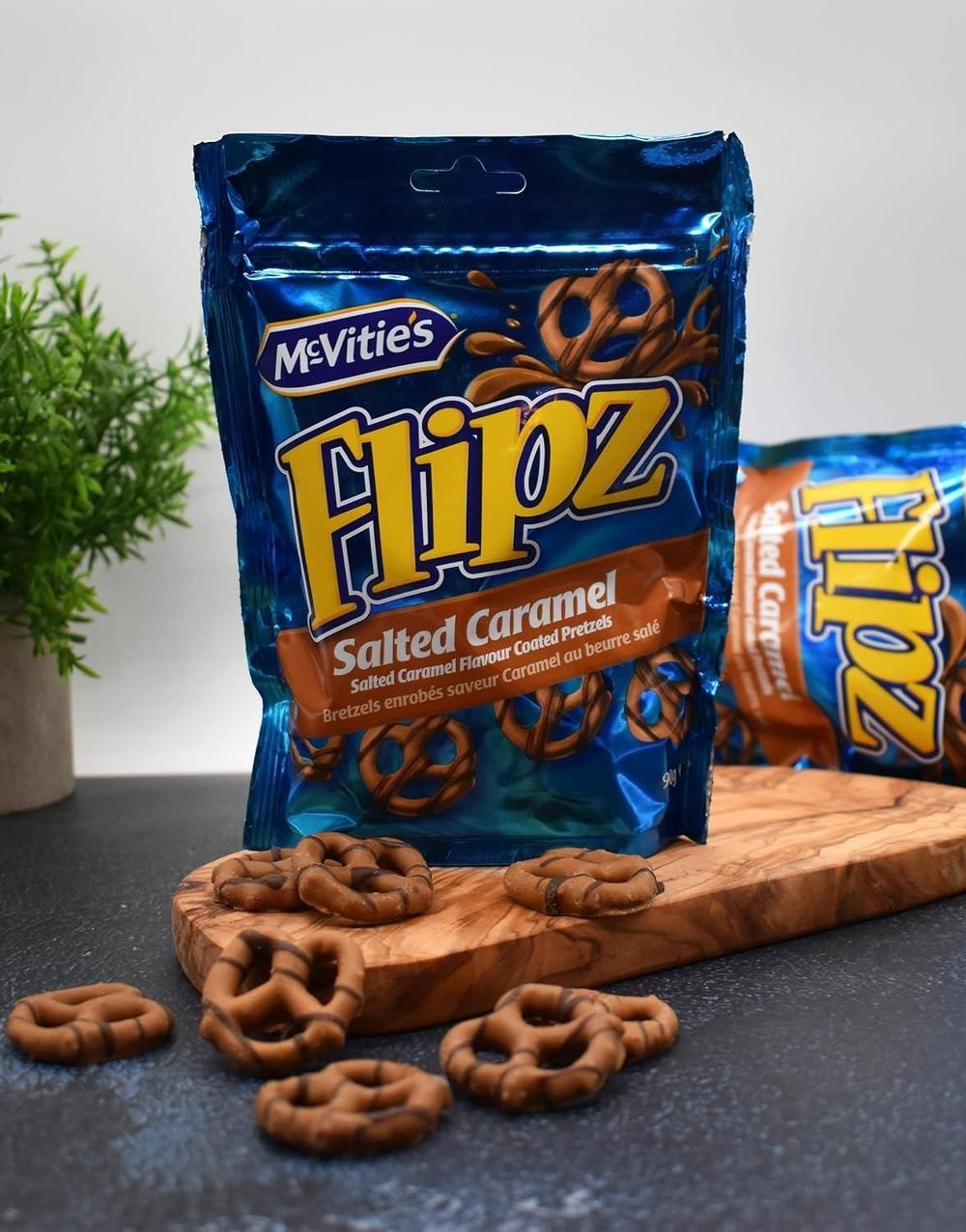 Flipz Salted Caramel - Pretzels med Salt Karamel 90 Gram - Se Alle ...
