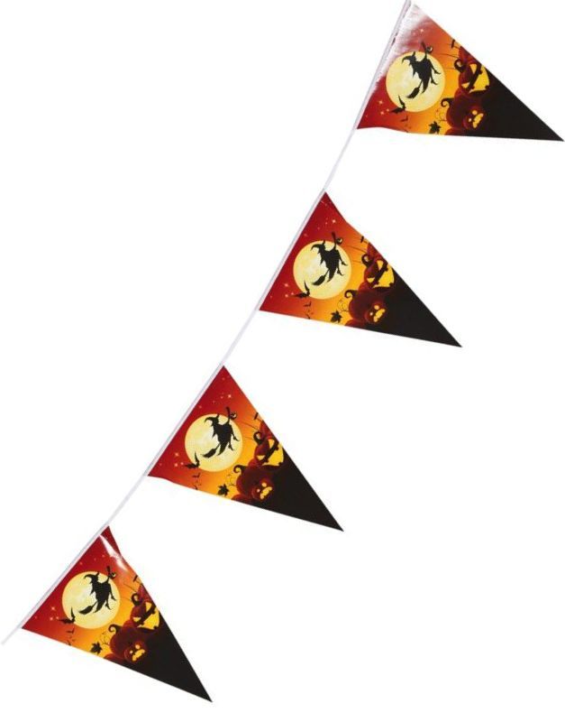 Midnatstur over Græskareng Vimpelbanner - Vimpler & Flag Guirlander ...