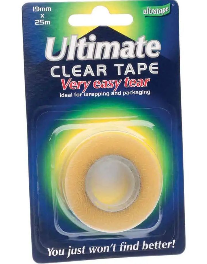 Ultimate Clear Tape Easy Tear - Ekstra Stærk Klæbeevne - Diverse - Hus ...