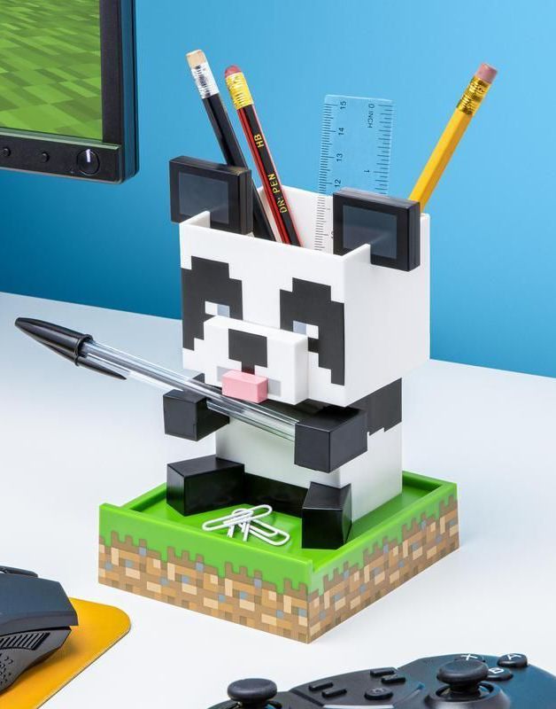 Licenseret Minecraft Panda penneholder 15 cm - Diverse Pynt - Figurer ...