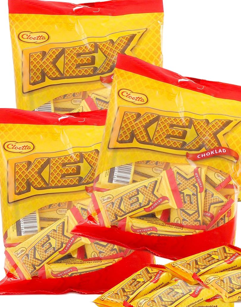 18 stk Poser med Cloetta KEX Mini Chokoladeplader - Hel Æske - Se Alle ... 18 stk Poser med Cloetta KEX Mini Chokoladeplader - Hel Æske - Se Alle ...