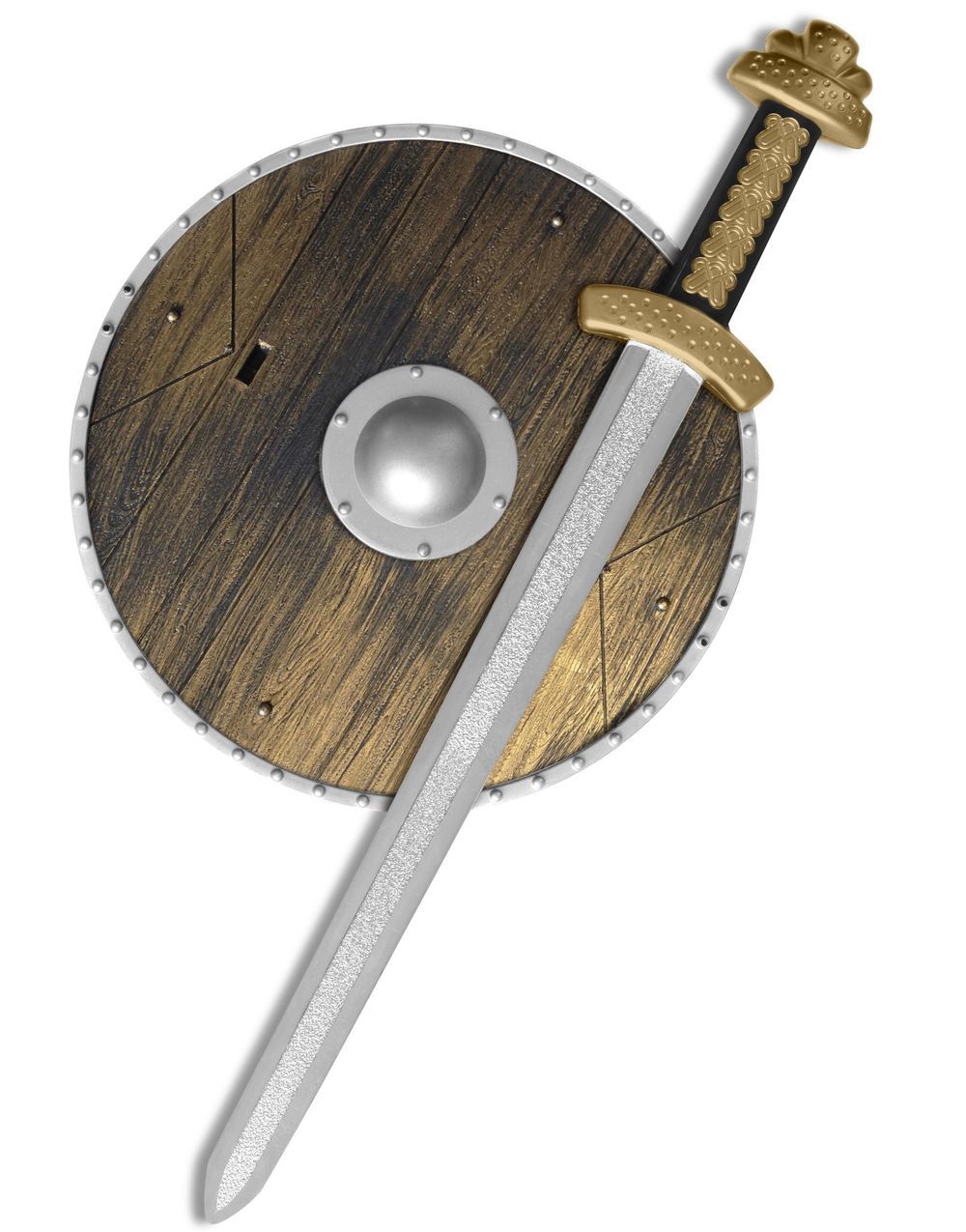 Vikingesværd og Skjold - 39 cm og 20x20 cm - Sværd - Våben & Håndjern ...