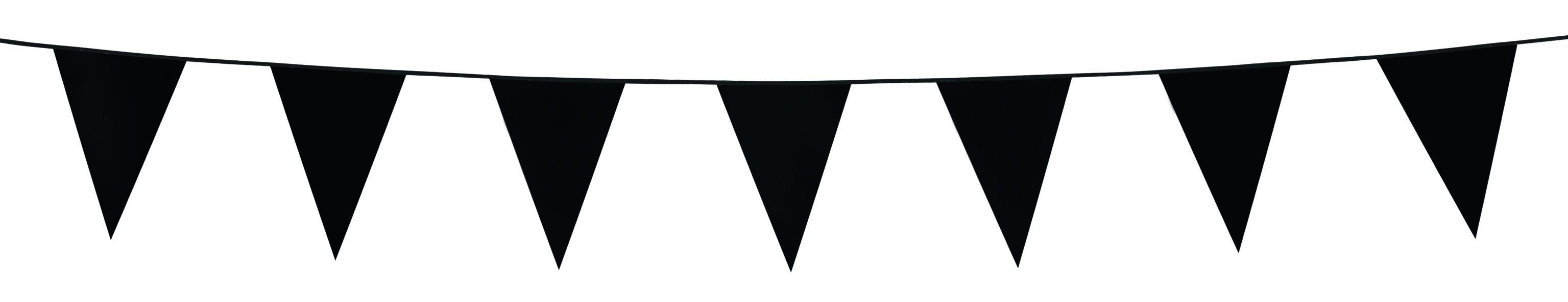Sort Banner med Store Vimpel Flag 10 meter - Vimpler & Flag Guirlander ...