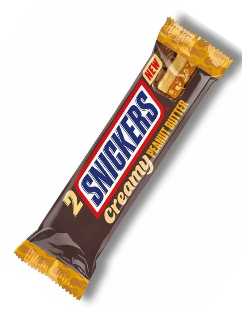 Snickers Creamy Peanut Butter Bar 36,5 gram - Se Alle Vores Slik - Slik ...