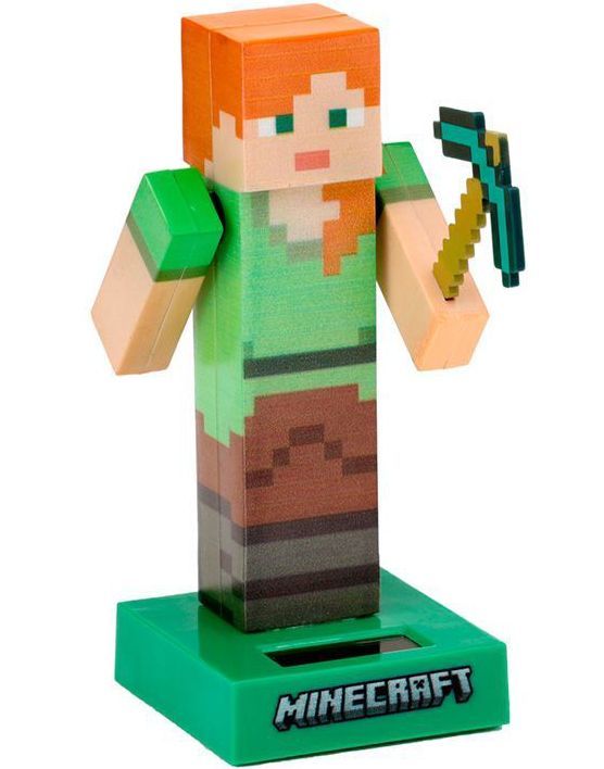 Minecraft Alex - Dansende Solcellefigur 12,5 cm - Solcelle Figurer ...