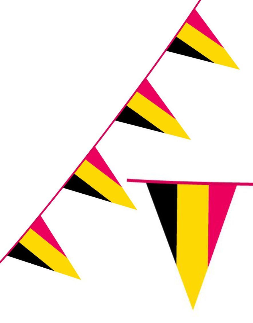 Belgiske Flag Vimpelbanner på 10 Meter - Vimpler & Flag Guirlander ...