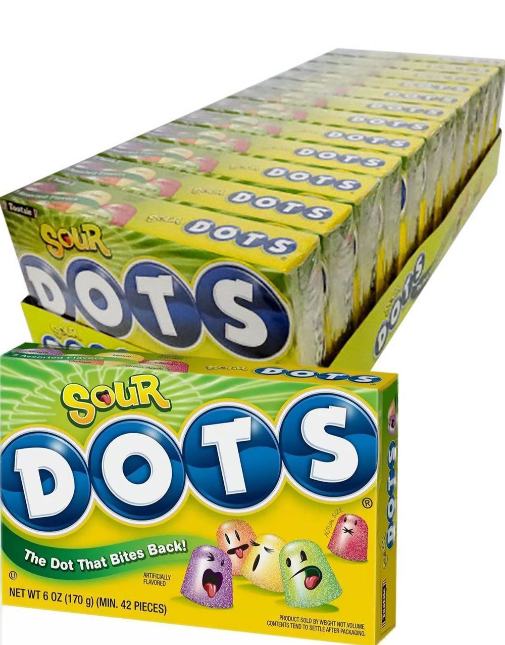 Tootsie Tropical Dots - 184 g - Se Alle Vores Slik - Slik og Chokolade ...