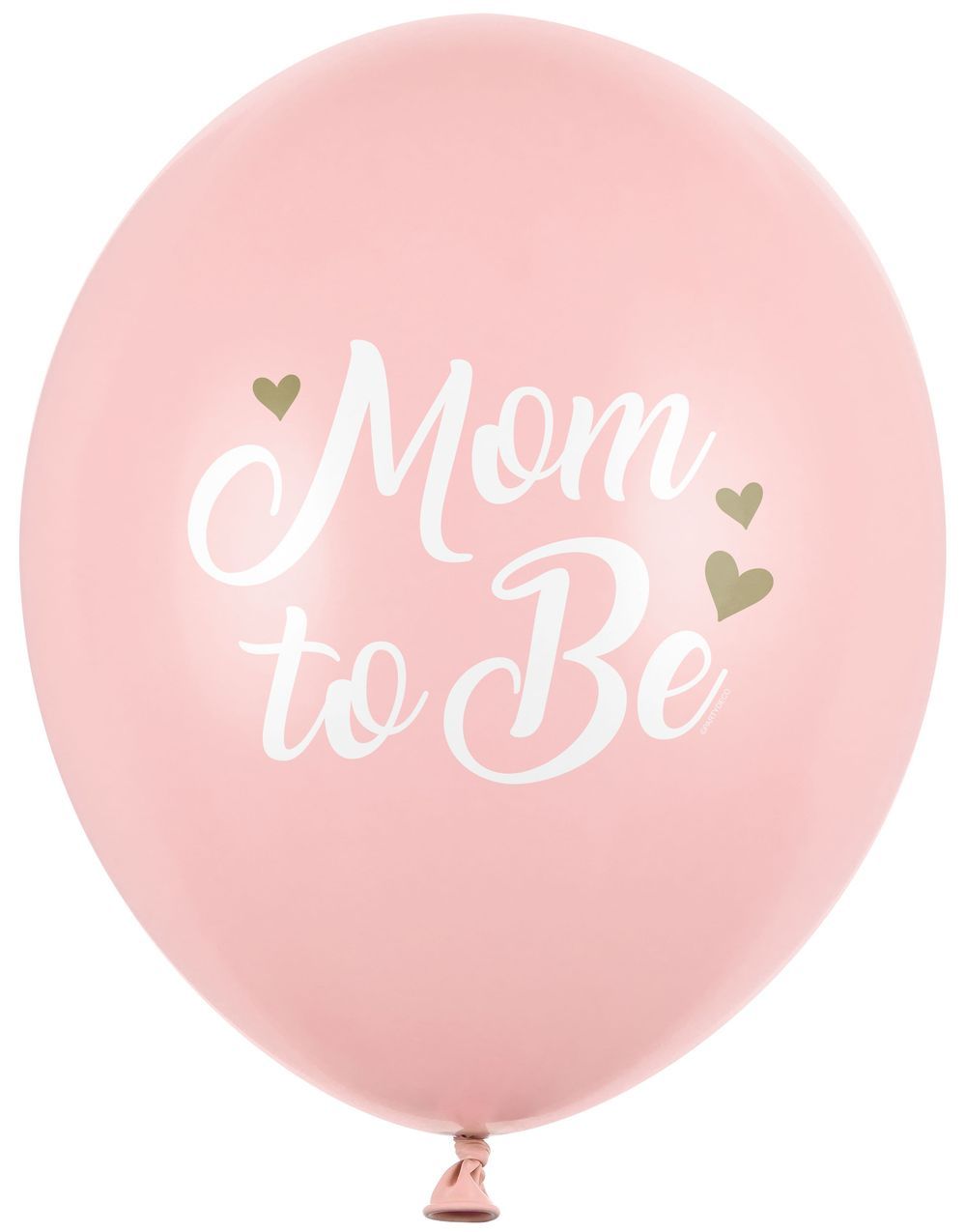 6 stk 30 cm Balloner - Rosa Mom to Be Ballonbuket - Balloner med Motiv ...
