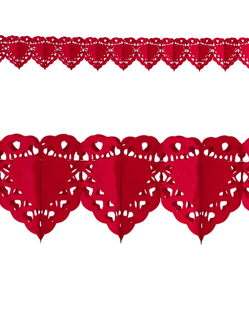 Guirlander med Røde Hjerter 4 meter - Guirlander & Led - Guirlander ...