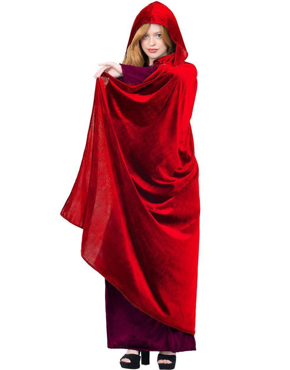 Deluxe Rød Kappe til Voksen - Eventyr & Fantasi - Kostumer efter Tema ...