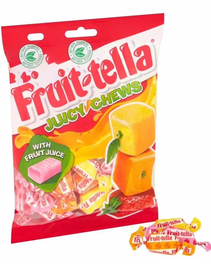 Fruit-tella Juicy Chews 135 gram - Se Alle Vores Slik - Slik og ...
