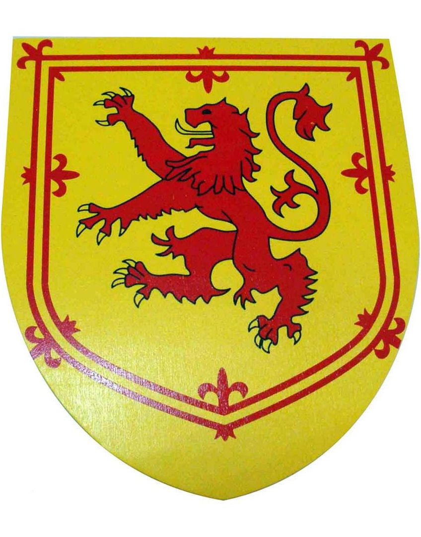 Løve Skjold i Træ 26x30 cm - Skjold - Våben & Håndjern - Tilbehør ...