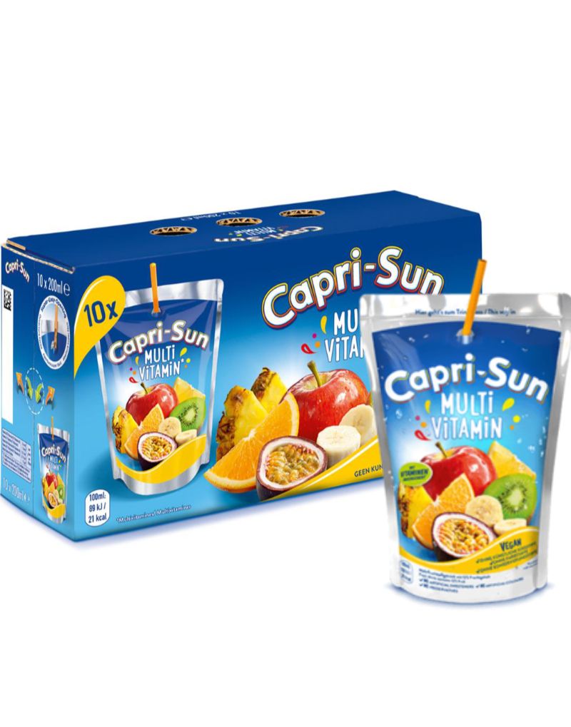 10 x 200ml Capri Sun Multivitamin (capri sonne) - Se Alle Vores Slik ...