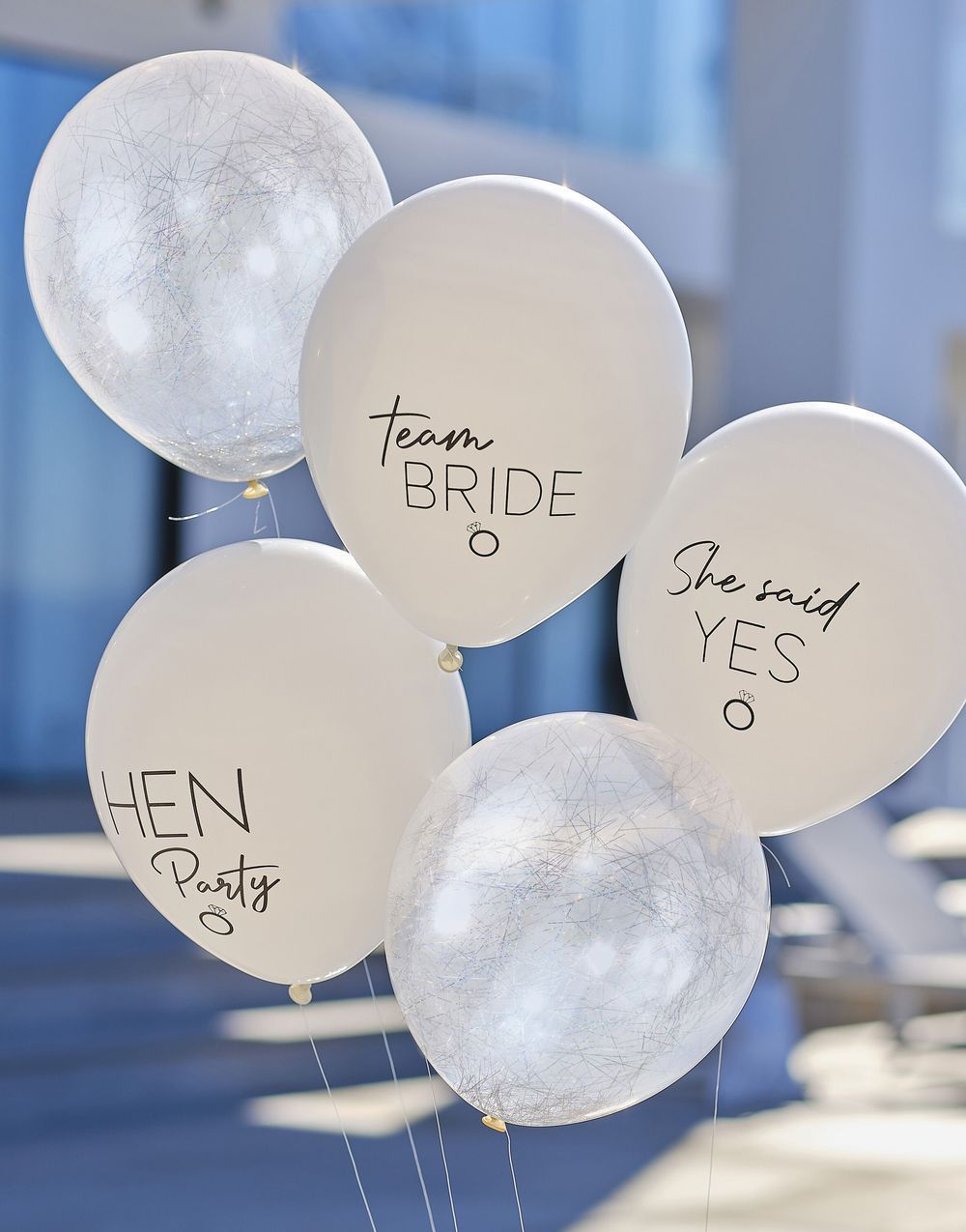 5 Stk 30 Cm Polterabend Balloner Forskellige Slogans - Hen Weekend ...