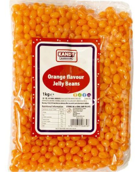 1 kg Zed Candy Orange Jelly Beans - Gelébønner med Appelsinsmag - Se ...