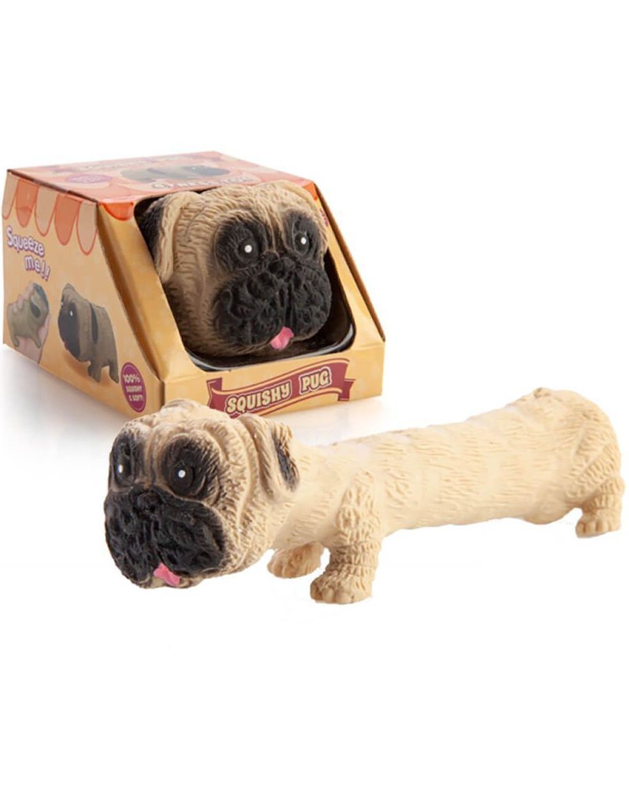 Mops-Formet Stressbold - Ting & Sager - Cool Dtuff - TUSIND TING