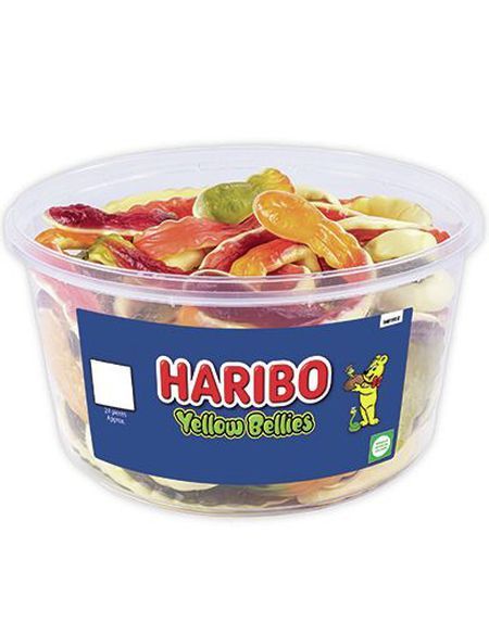 Haribo Gule Maver - Æske med vingummi-slanger 768 gram - Se Alle Vores ...