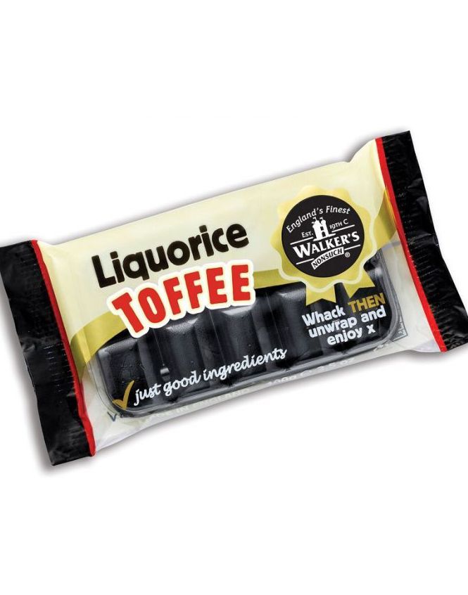 1 stk Walkers Liqurice Toffee Bar 100g - Se Alle Vores Slik - Slik og Chokolade - SLIK & SNACKS