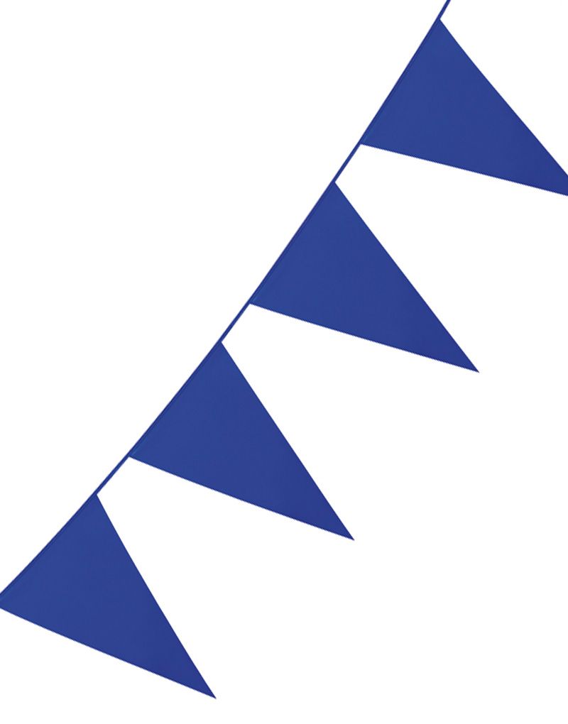 10 Meter Banner med Royal Blå Vimpel Flag - Vimpler & Flag Guirlander ...