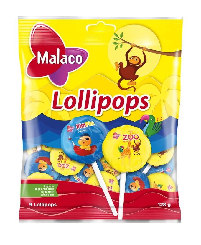 Malaco ZOO & Pimpim Kærlighed på Pind - 128 g - Se Alle Vores Slik ...