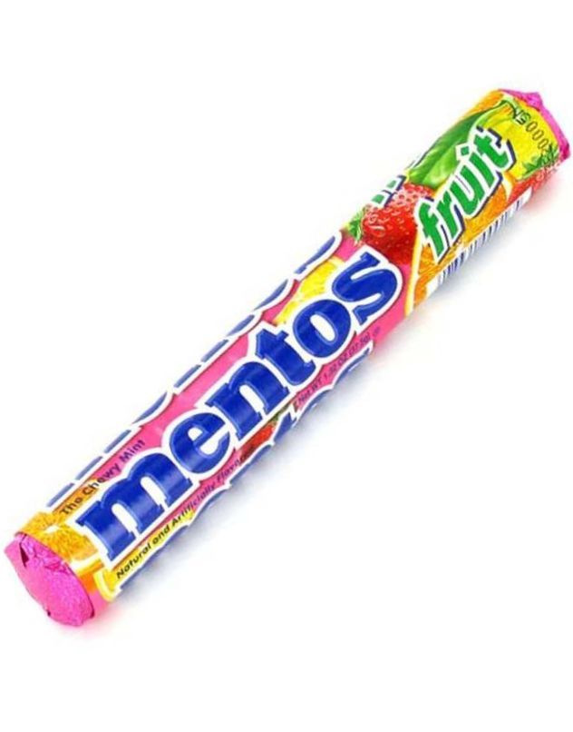 1 Rulle Mentos Fruit 38 gram - Se Alle Vores Slik - Slik og Chokolade ...