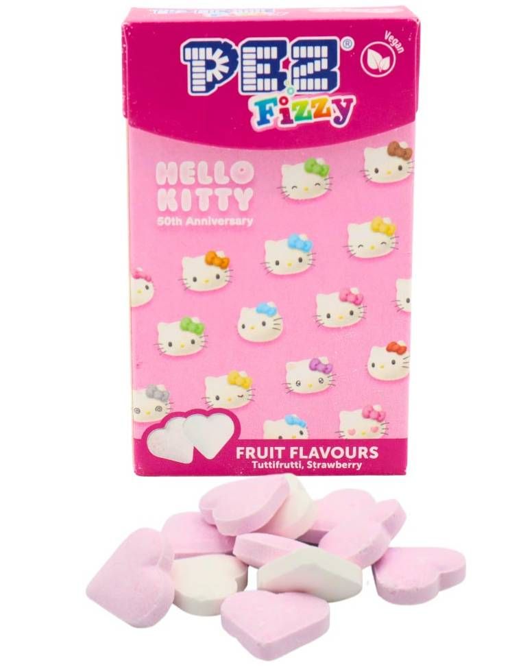 Pez Fizzy Hello Kitty Flip Top Box 30 gram - Se Alle Vores Slik - Slik og Chokolade - SLIK & SNACKS