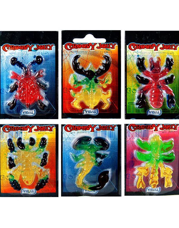6 stk. Vidal Creepy Jelly / Geleslik - Se Alle Vores Slik - Slik og ...
