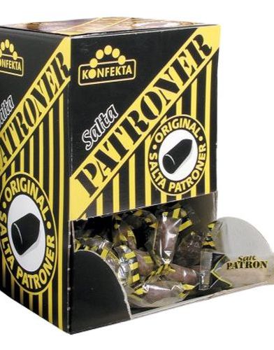 200 stk Salt Patron - Salt Lakrids Slik - Hel Æske - Se Alle Vores Slik ...
