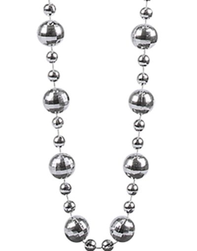 Sølvfarvet Smykke med Discokugler - Smykker - Kostumesmykker - Tilbehør ...