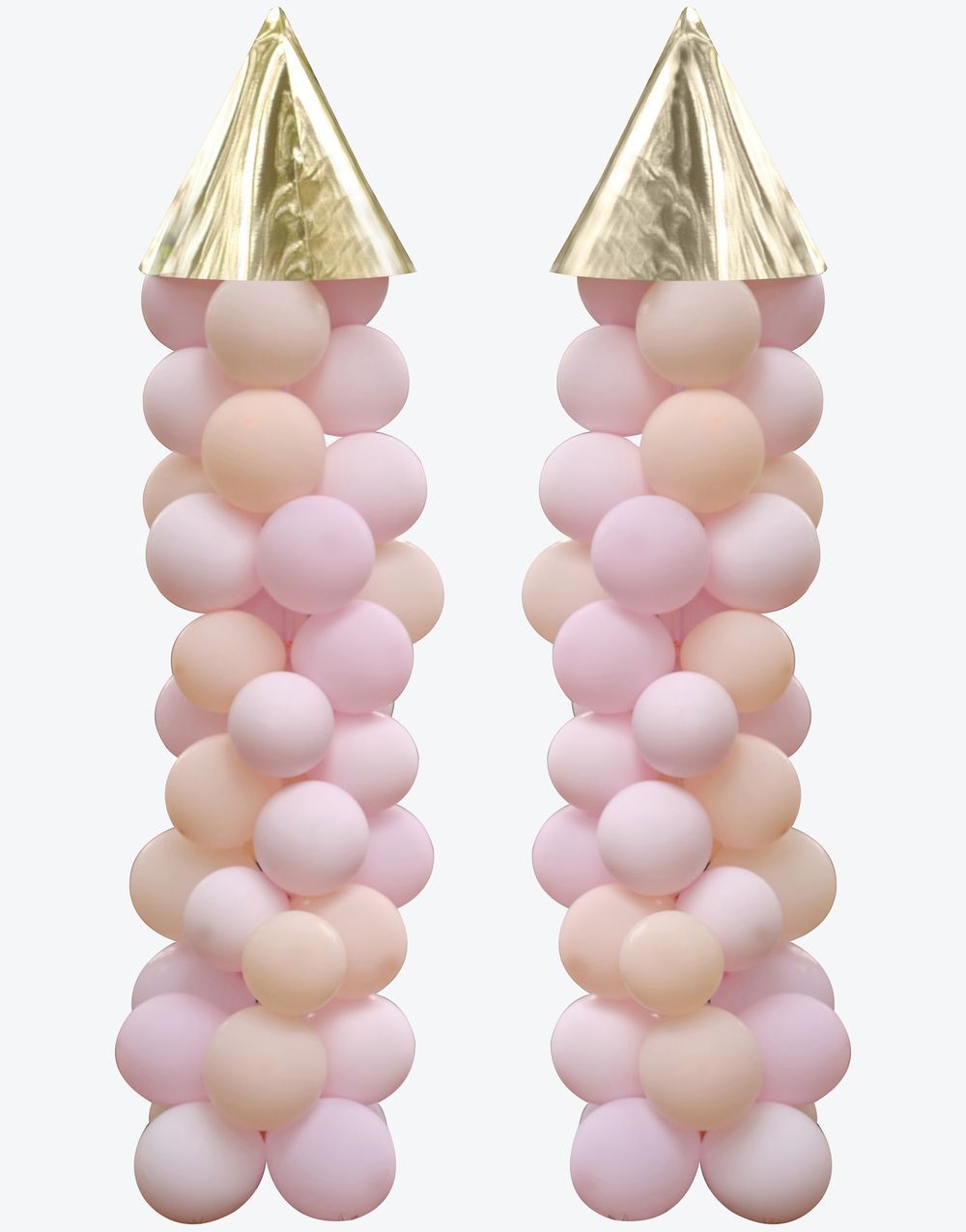 Prinsesseslotte Ballonbuesæt i Forskellige Rosa Nuancer - Princess ...