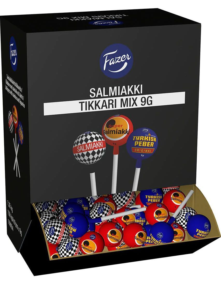 150 stk. Salmiakki Kærlighedsmix - Salmiak- og Tyrkisk Peber ...