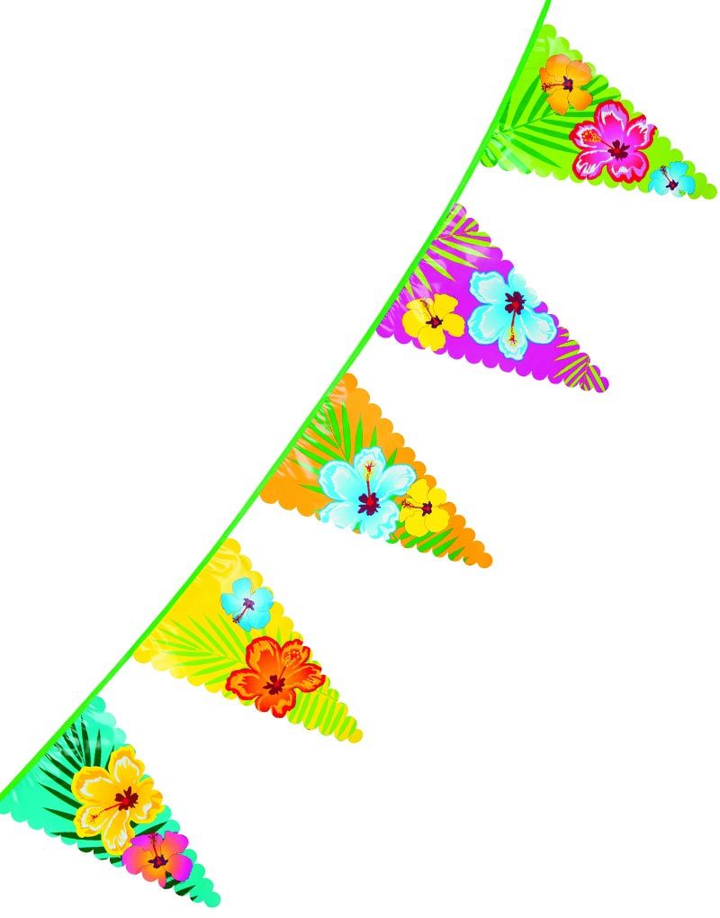 6 Meter Banner med Store Vimpler - Hawaii Sunset - Vimpler & Flag ...