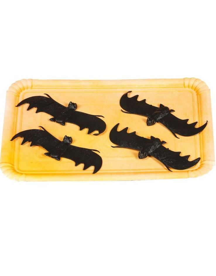 4 stk Sorte Flagermus Borddekoration ca. 14 - Figurer - Figurer & Pynt ...