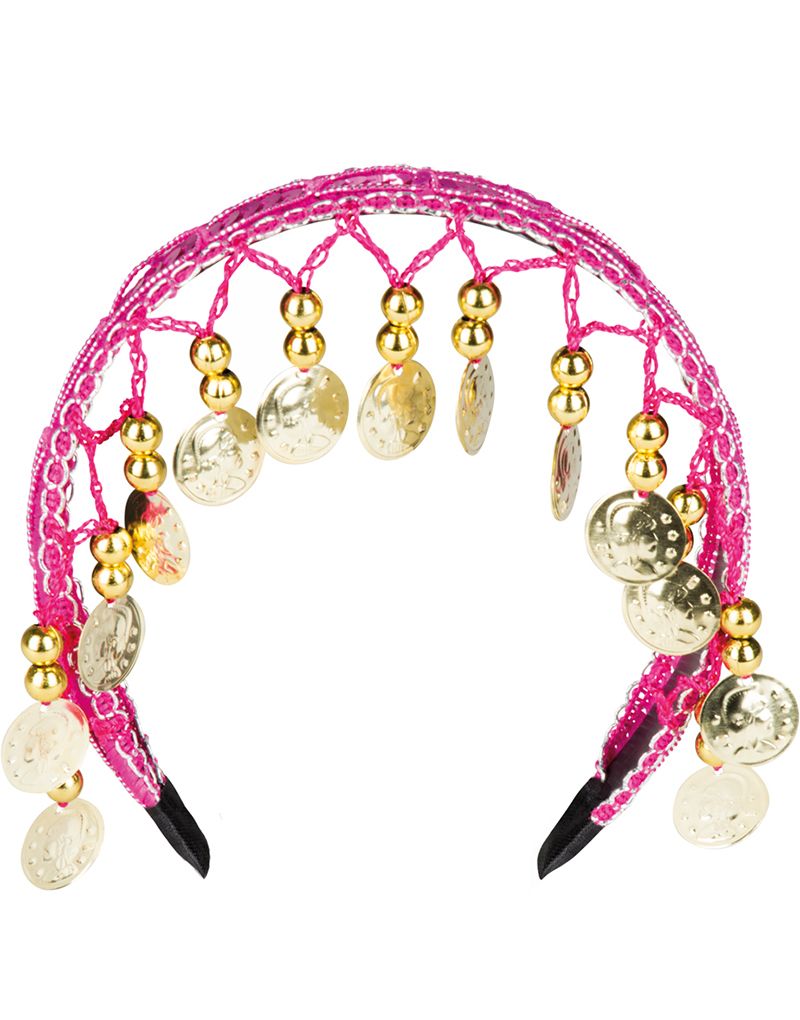 Pink Harem / Sigøjner Hårbøjle med Mønter - Gypsy/Sigøjner - Andre ...