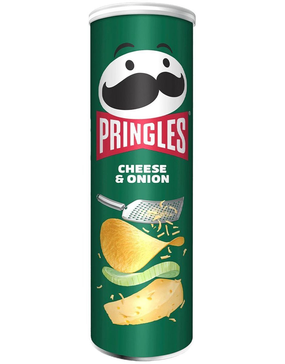 Pringles Cheese & Onion 200g - Se Alle Vores Slik - Slik og Chokolade ...