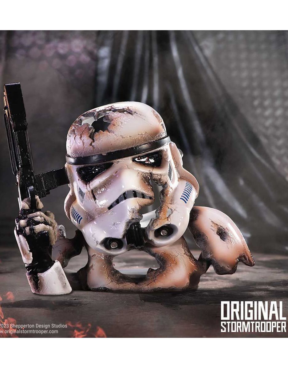 Licenseret Knust/Rusten Stormtrooper Skulptur 23,5 cm - Diverse Figurer ...