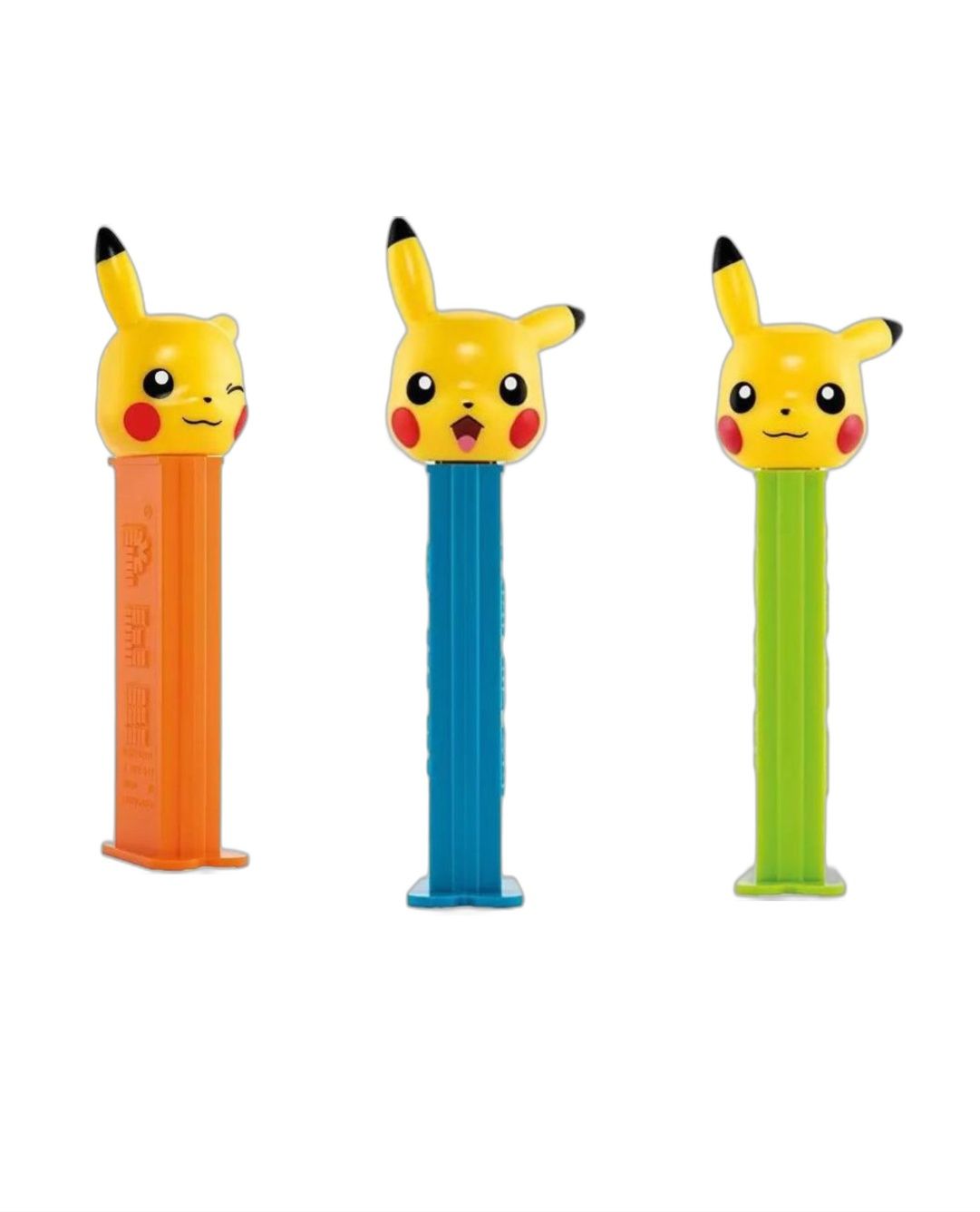 Taste Them All - Pez Pokemon Pikachu - Tre Varianter - Pakketilbud