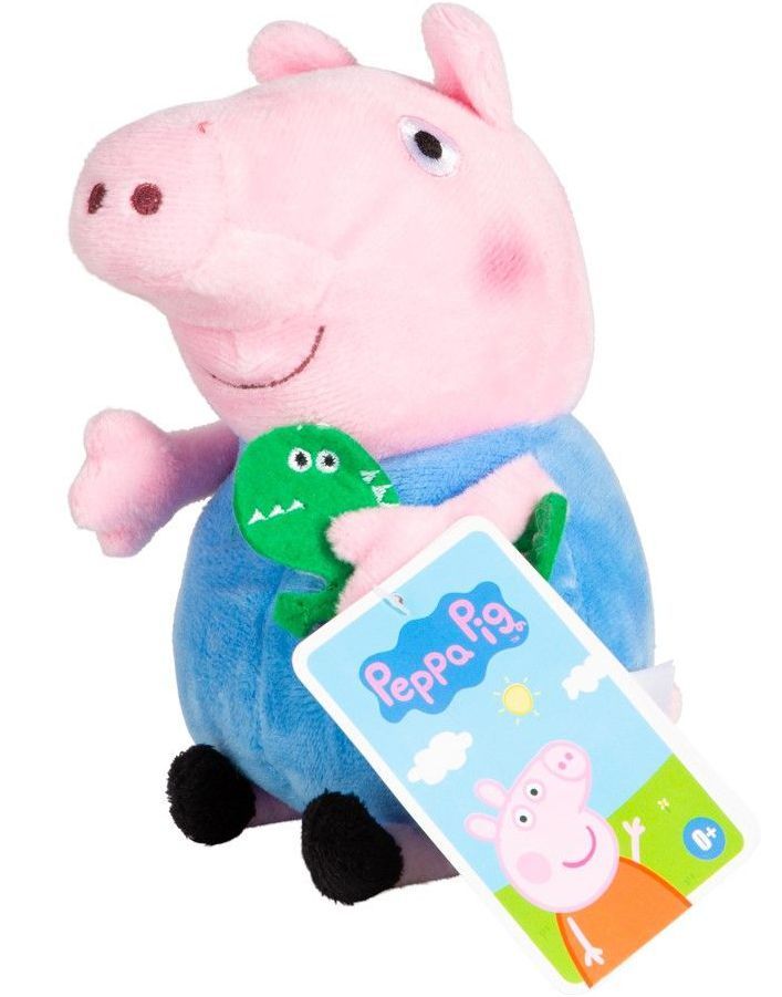 Licenseret Peppa Gris Georg Bamse 18 cm - Fødselsdags- & Julegaver ...
