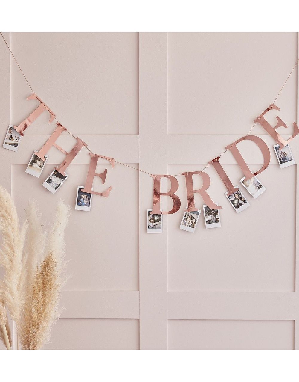 Rosenguldfarvet Banner "The Bride" 1,5 Meter - Blush Hen - Bannere ...