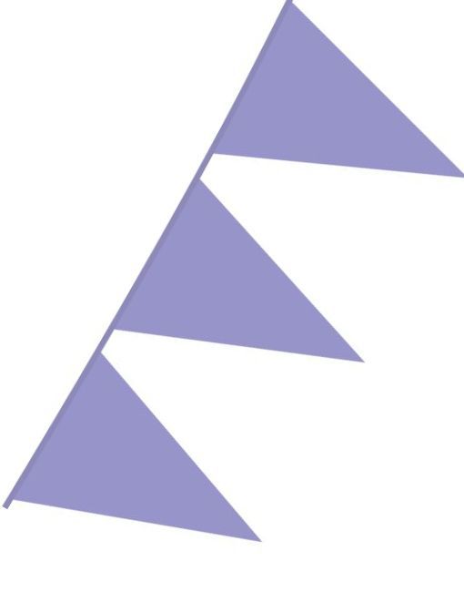 10 Meter Banner med Store Lilla Vimpel Flag - Vimpler & Flag Guirlander ...