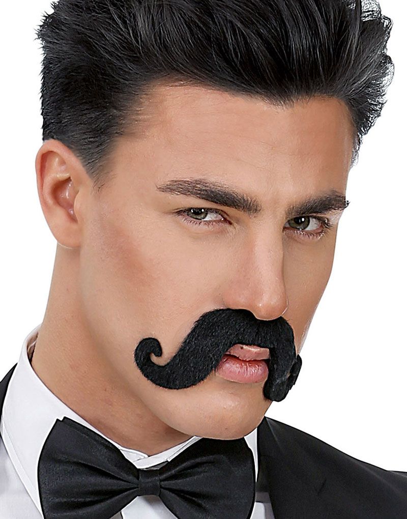 Stor Sort Cykelstyr Overskæg - Mexico - Andre Temaer - Kostumer efter ...