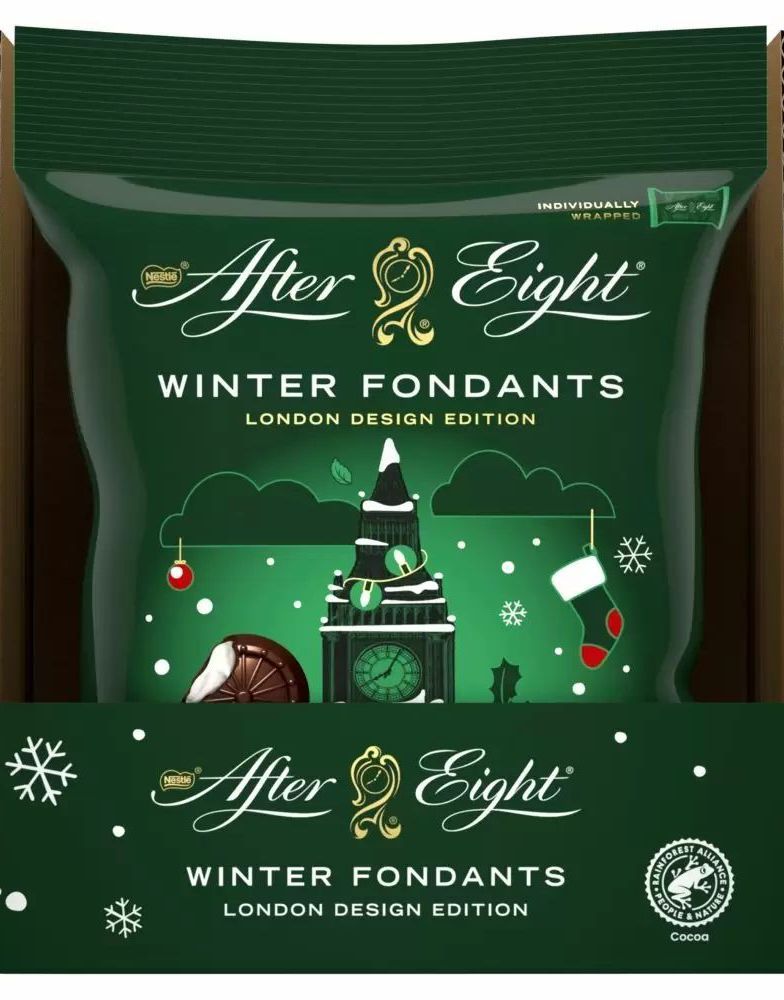 12 stk After Eight Winter Fondants - Mørke Chokoladestykker med ...