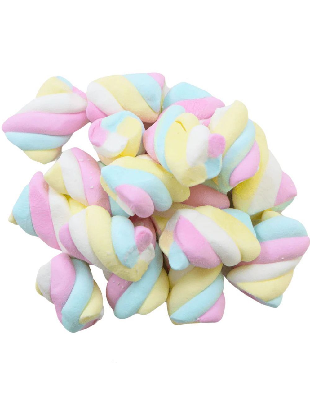 1 kg Candycrave Twist Mallows - Multifarvede Marshmallowskruer - Se ...