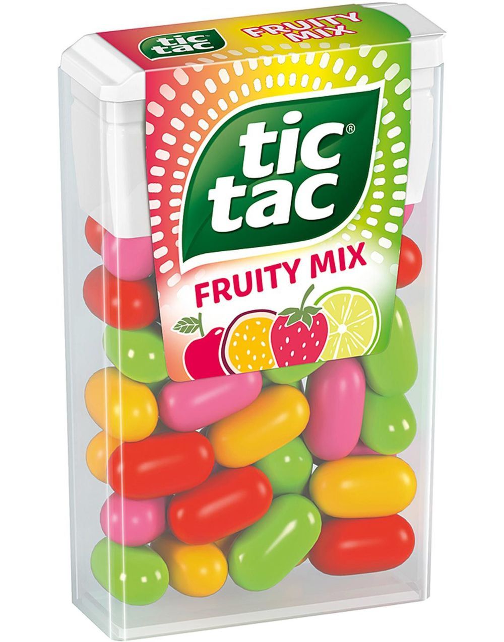 Tic Tac Frugtblanding 18 gram - Se Alle Vores Slik - Slik og Chokolade ...