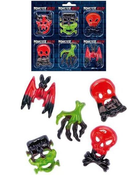 6 Stk Vidal Monster Jelly / Gelegodteri - Se Alle Vores Slik - Slik og ...