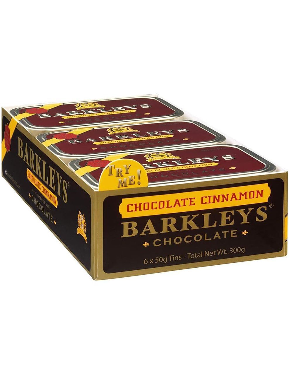 6 stk Barkleys Chocolate Cinnamon Intense Dark Chocolate - Slik med ...