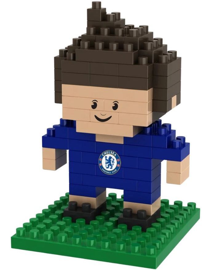 Chelsea - Byggesæt 3D Figur med 86 Dele - Tilhænger & Supporter Udstyr ...