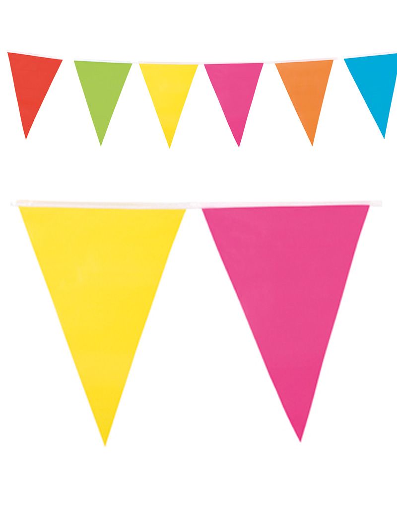 Banner med Farverige Store Vimpel Flag 10 meter - Vimpler & Flag ...